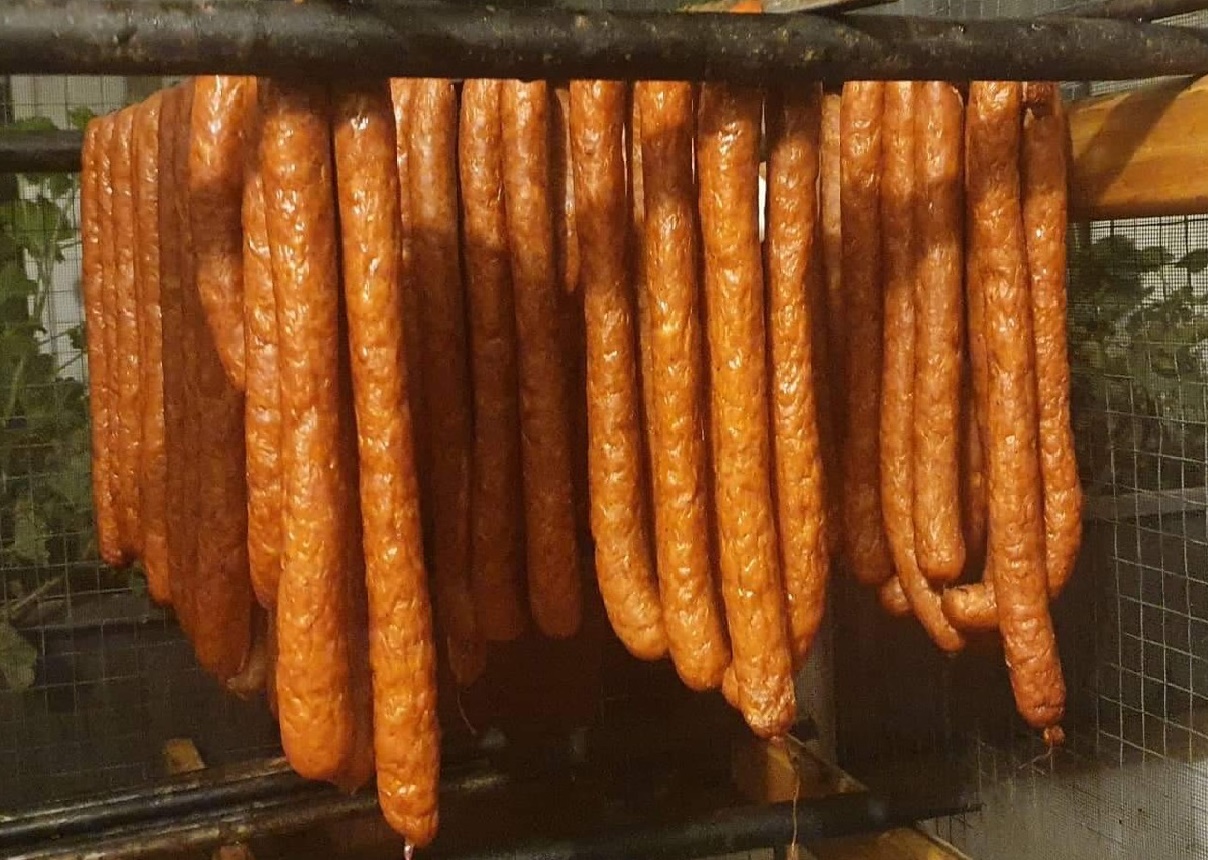 Debrecínské párek 100g :: Farma Dorážka